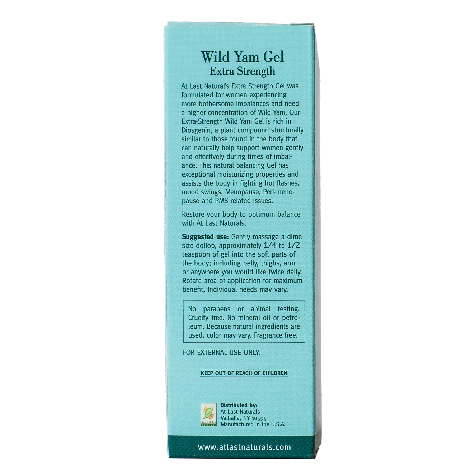 Extra Strength Wild Yam Gel | At Last Naturals
